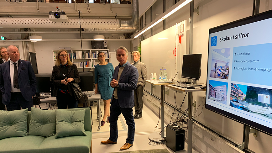 Nye rektorn besökte ABE-skolan | ABE internsidor